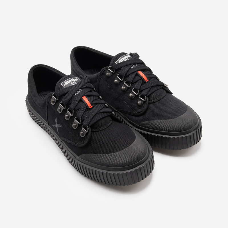 รองเท้าผ้าใบเบรกเกอร์ Breaker - #X2 สีดำ I breaker-shoes.com