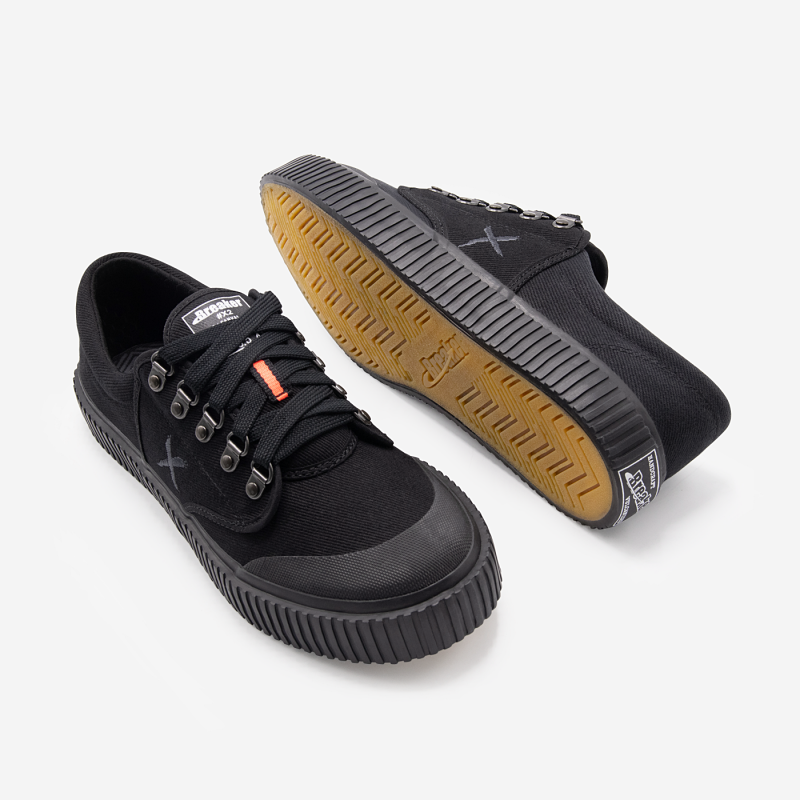 รองเท้าผ้าใบเบรกเกอร์ Breaker - #X2 สีดำ I breaker-shoes.com