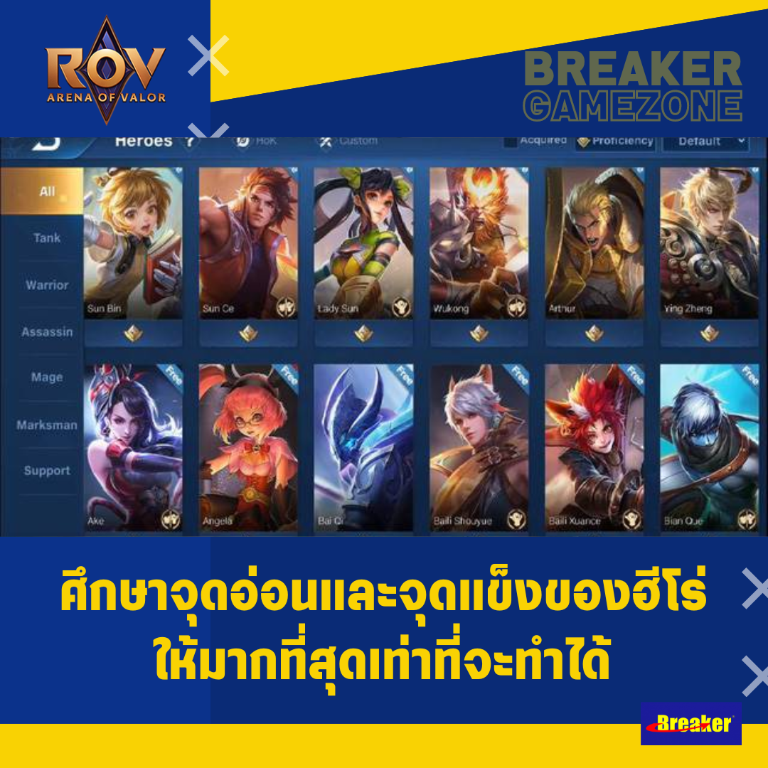 เทคนิคทริค ROV อยากเป็นเทพ MVP กับวิธีเก็บ KILL ให้มากที่สุด - Breaker ...