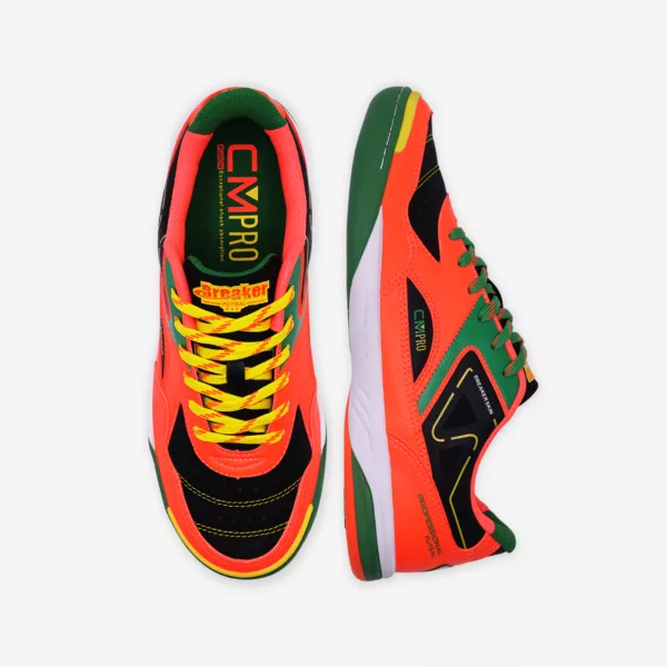 รองเท้าฟุตซอลเบรกเกอร์ Breaker CM Pro (CM012) สี ORANGE - Breaker-shoe.com