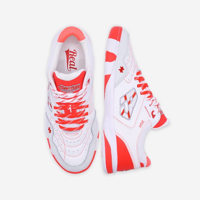 รองเท้าฟุตซอลเบรกเกอร์ Breaker Real (Real11) สี White-Red - Breaker ...