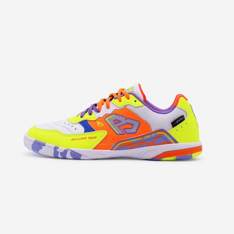 รองเท้าฟุตซอลเบรกเกอร์ Breaker CM Pro (Pro14) สี White - Breaker-shoe.com